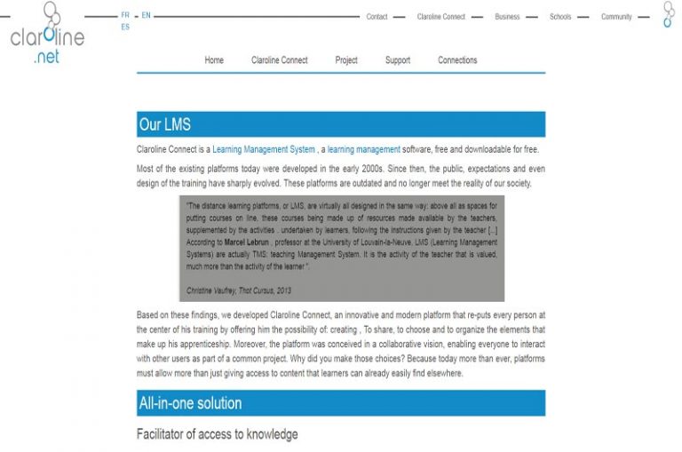 Claroline - Education and Training UK